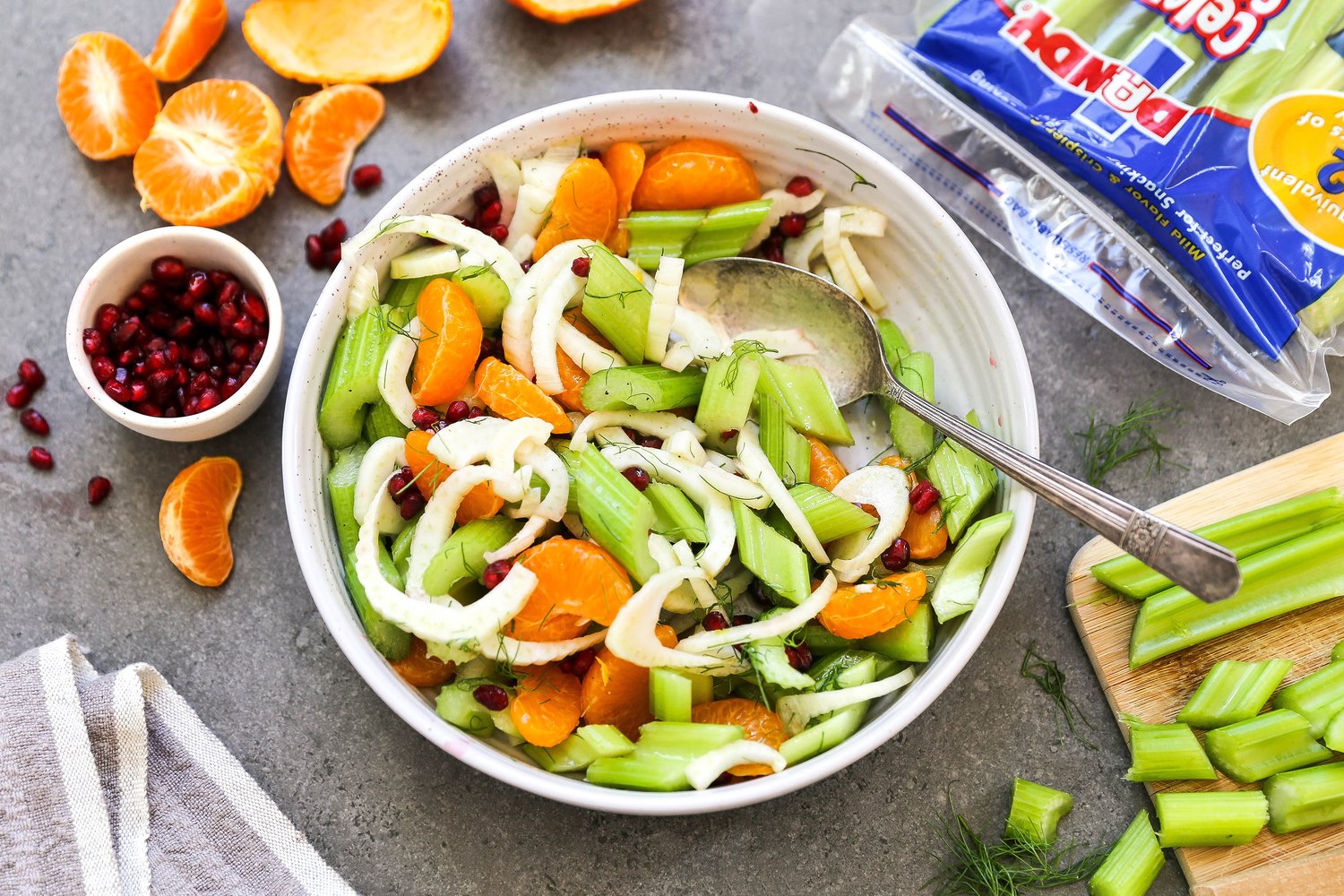 Bejeweled Celery and Fennel Salad