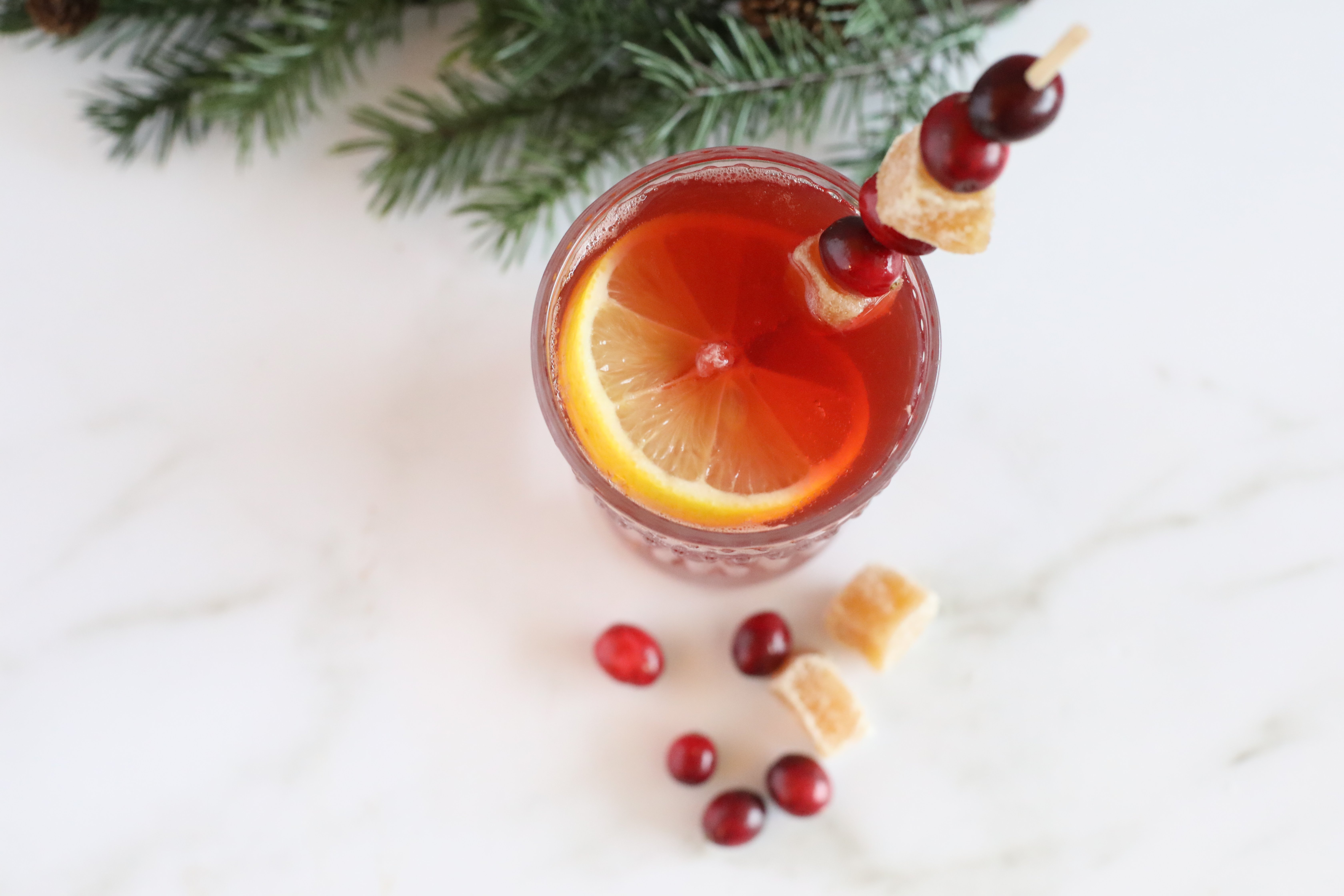 Lemon Bourbon Ginger Tea Punch